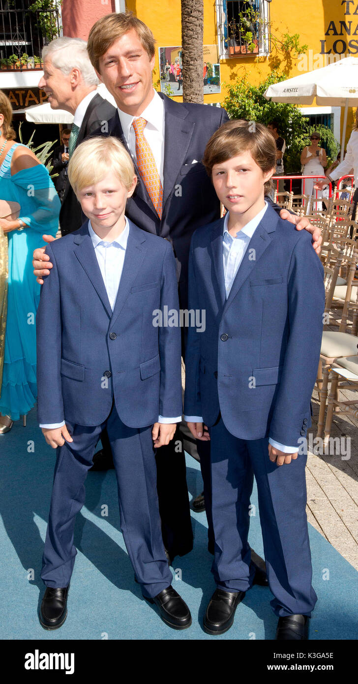 Prince Louis Prince Gabriel of Nassau Prince Noah of Nassau at the ...