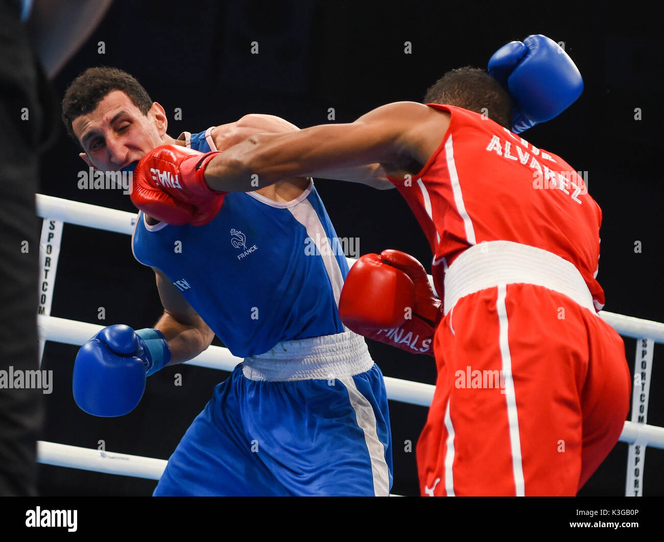 Hamburg, Germany. 2nd Sep, 2017. Lazaro Alvarez Estrada of Cuba (E ...