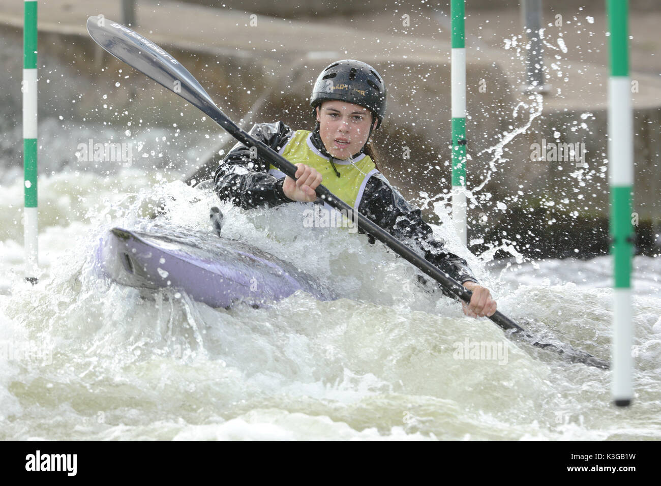 Slalom gates hi-res stock photography and images - Alamy