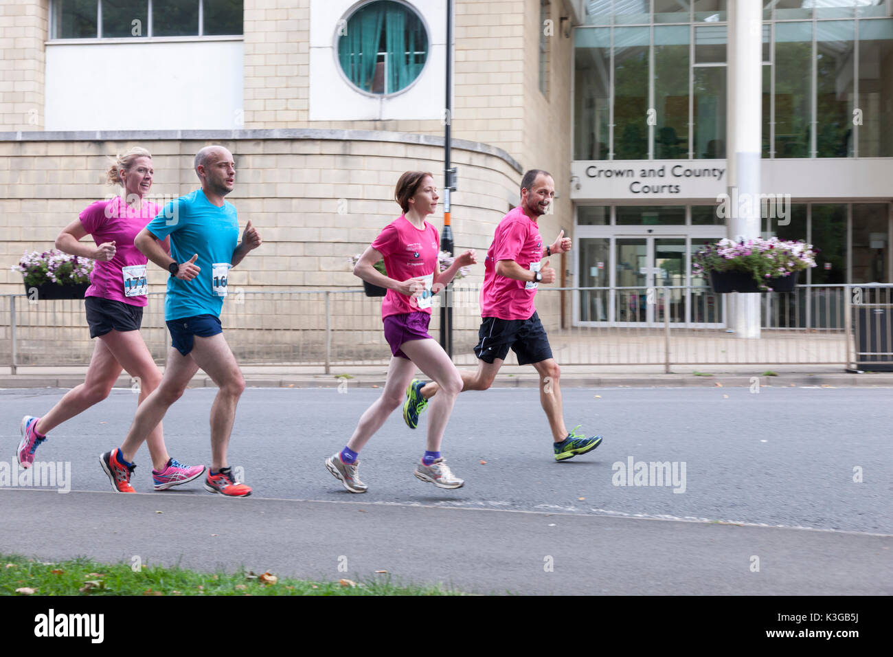 Runners heading back hi-res stock photography and images - Alamy