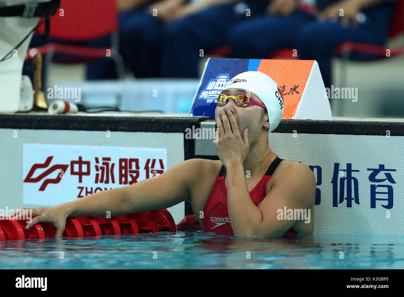 Tianjin. 3rd Sep, 2017. Zhang Yuhan of the People's Liberation Army ...