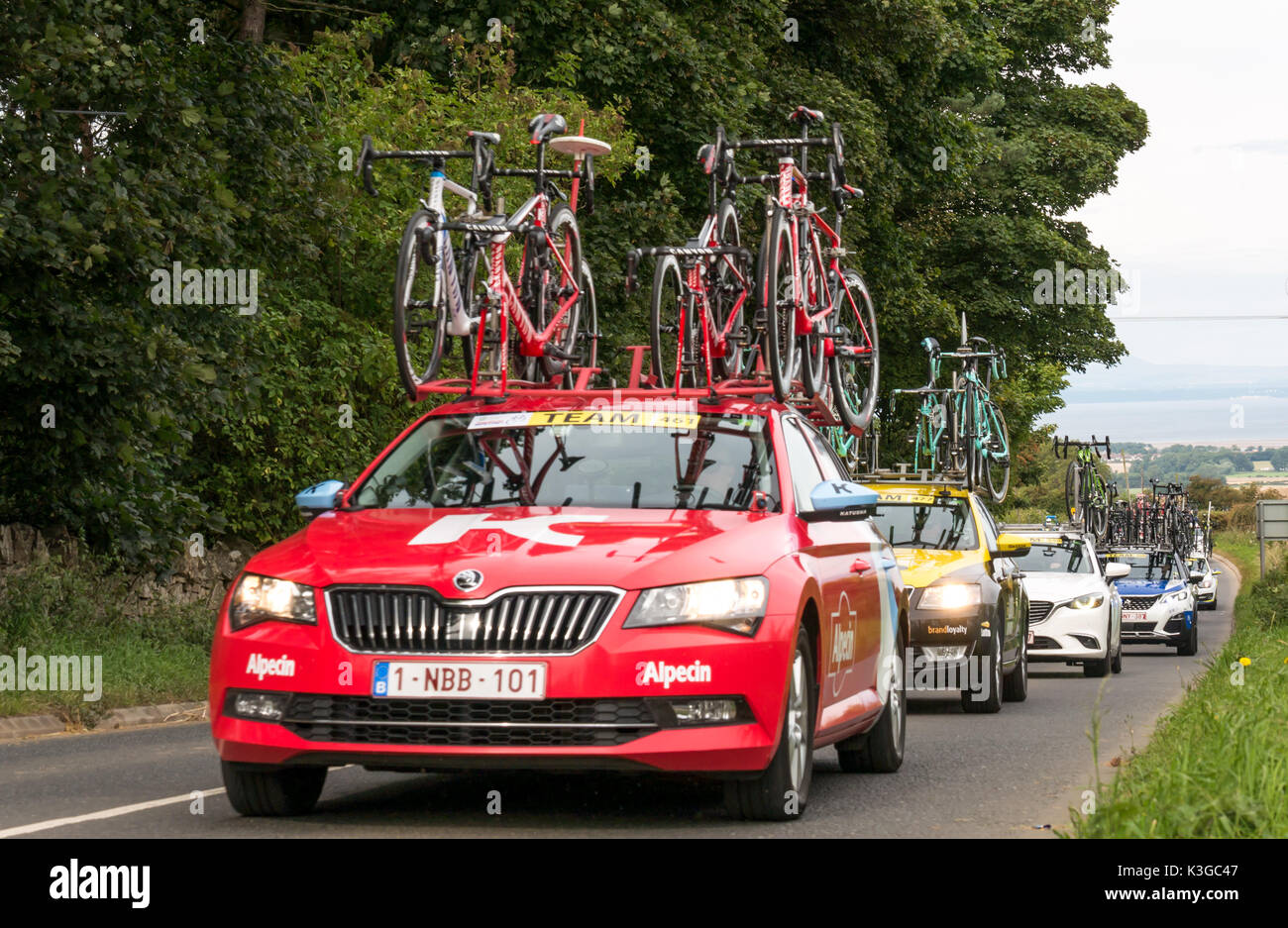Cycling team car hi-res stock photography and images - Alamy