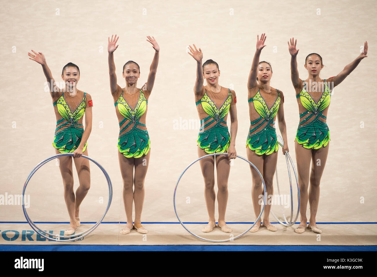 Rythmic gymnastics team hi-res stock photography and images - Alamy
