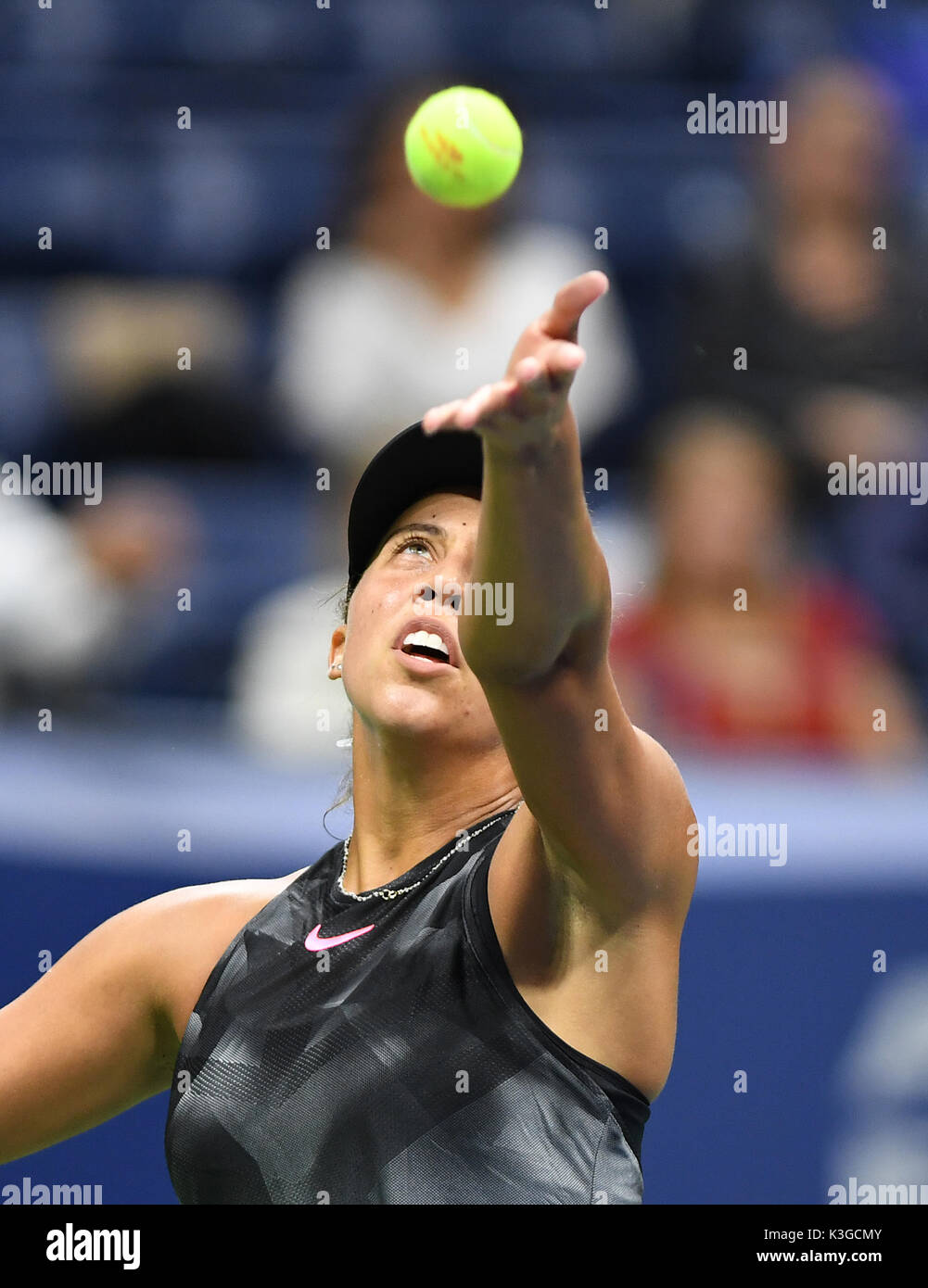 FLUSHING NY- SEPTEMBER 02: ***NO NY DAILIES*** Madison Keys Vs Elena ...