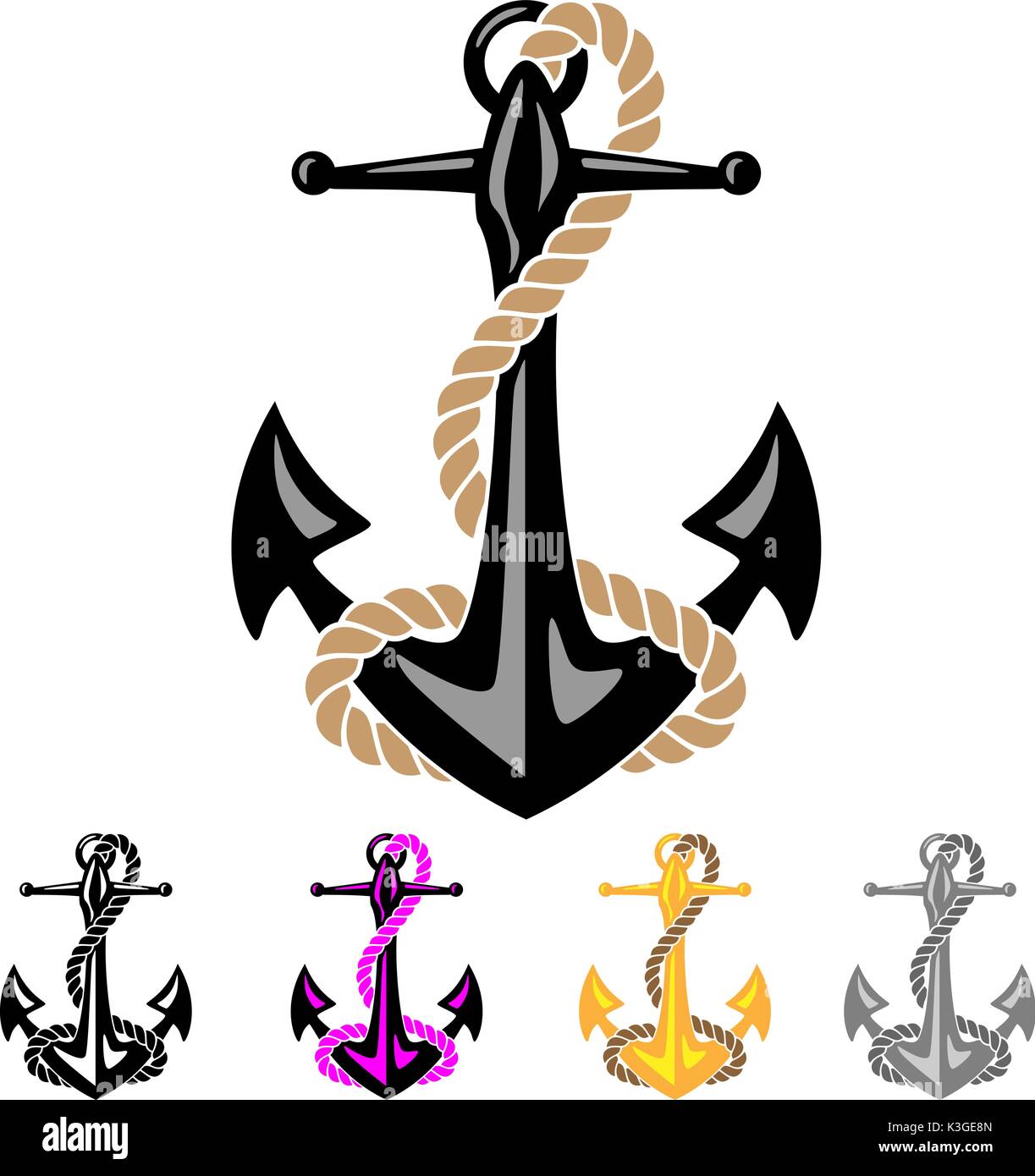Nautical navy rope marine Stock Vector Images - Alamy
