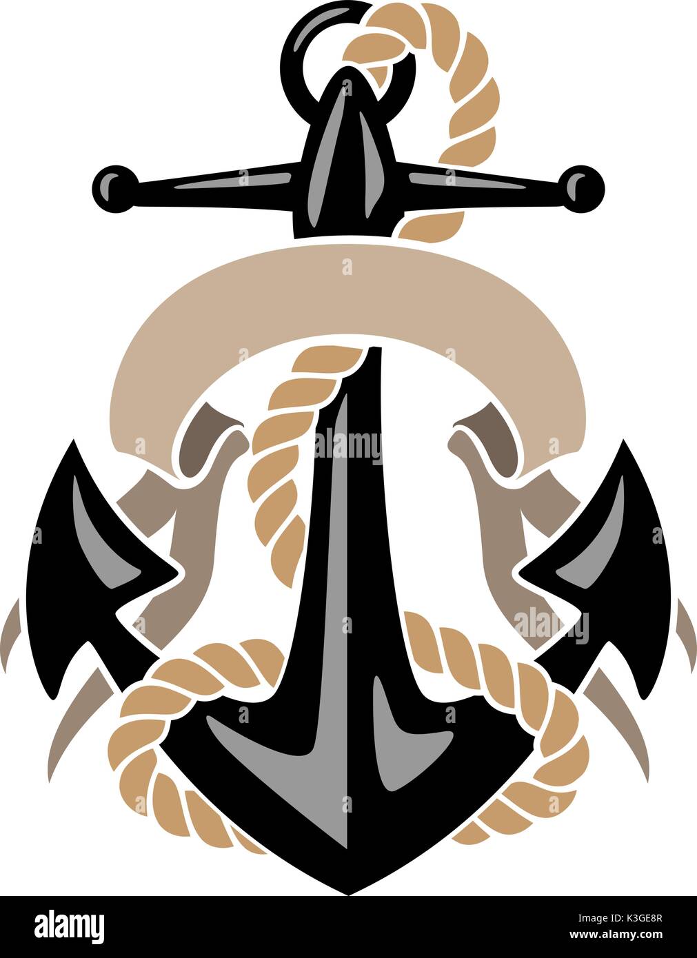Anchor vector vectors hi-res stock photography and images - Alamy