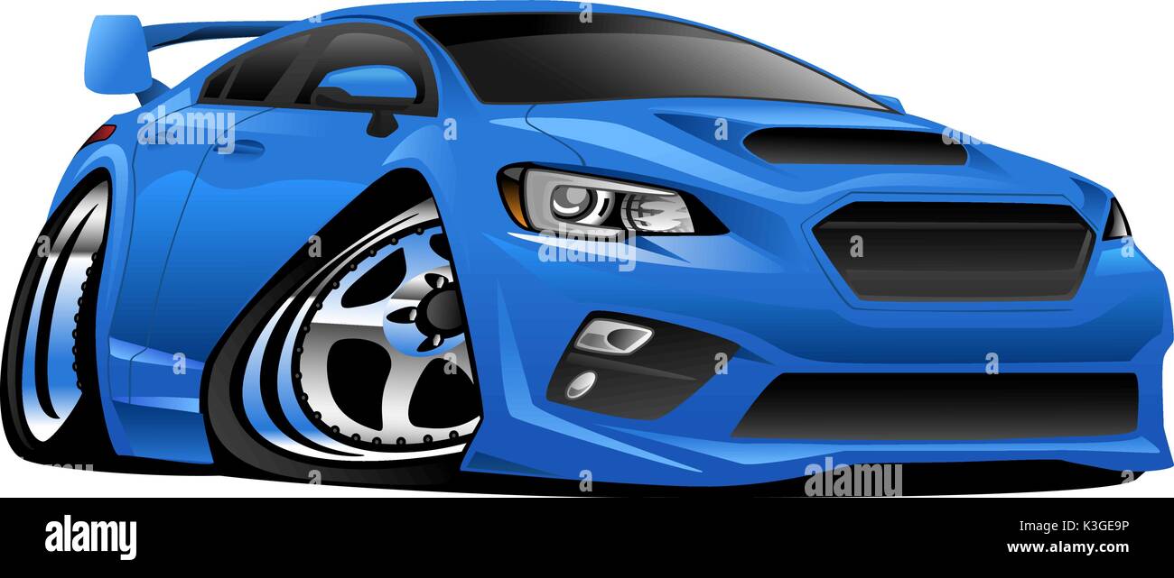 4 wheels car Stock Vector Images - Alamy