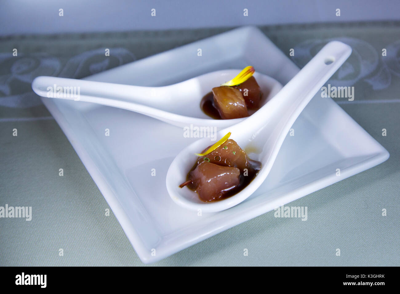Amuse bouche served at the Rossmount Inn at St Andrews by-the-Sea in ...