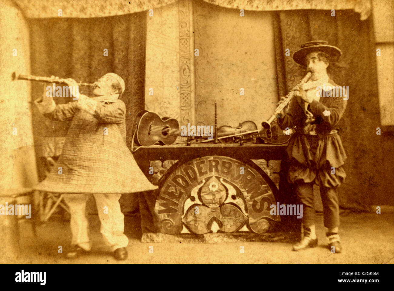 THE WEDDERBURNS a music hall act of the 1890s performed by brothers Jim ...