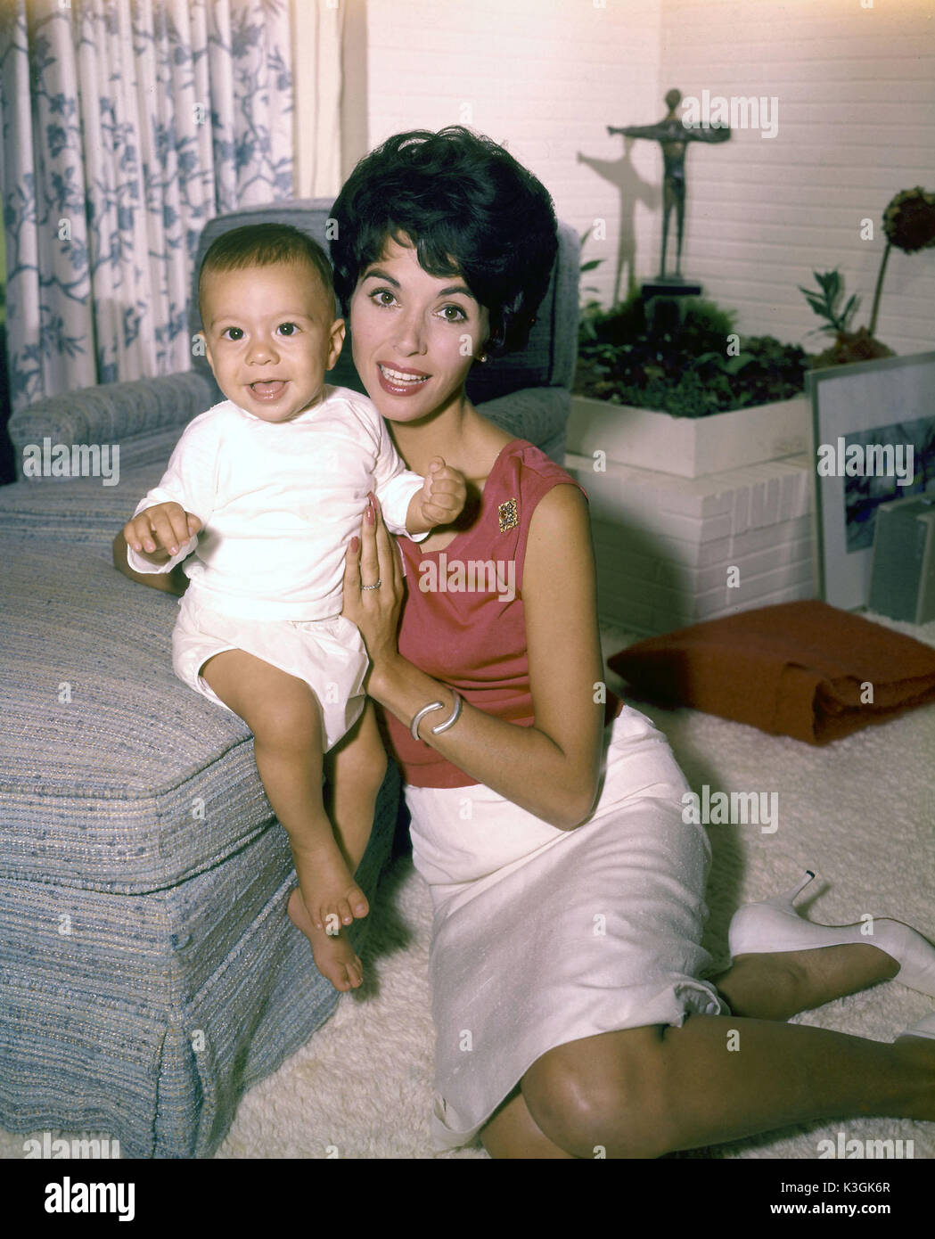 Actress DANA WYNTER with her son from her marriage to Hollywood lawyer ...