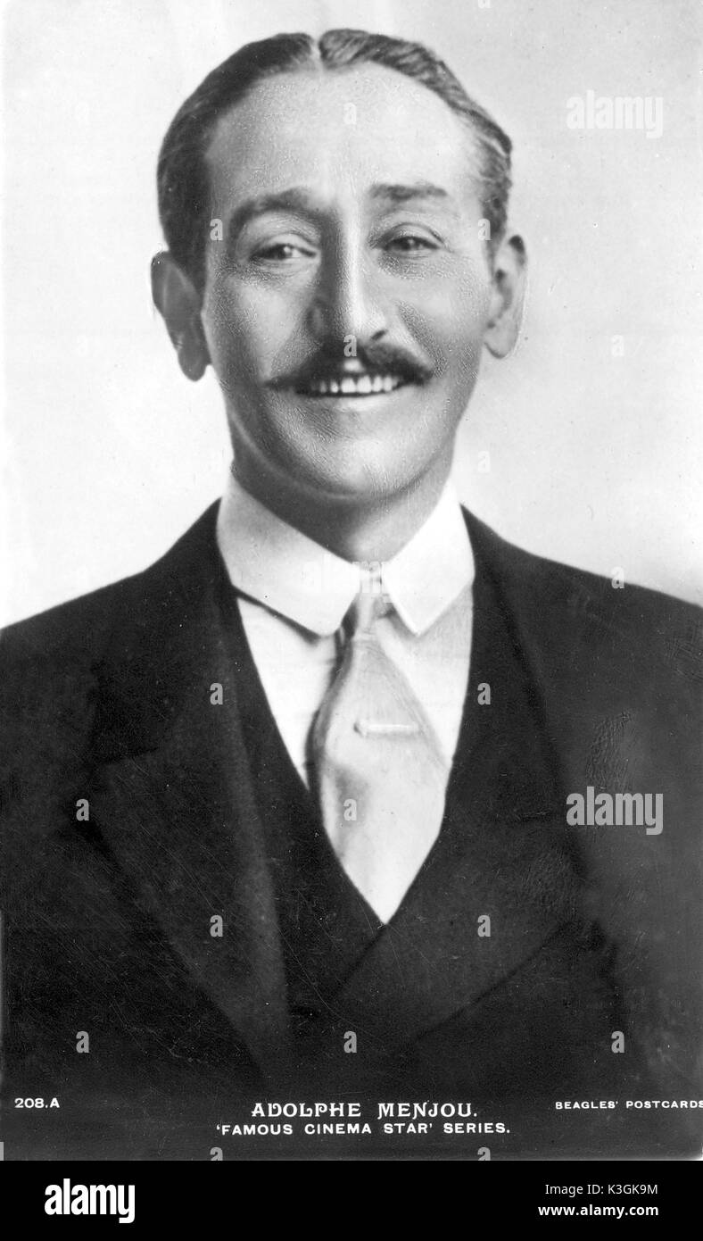 ADOLPHE MENJOU Actor Stock Photo - Alamy