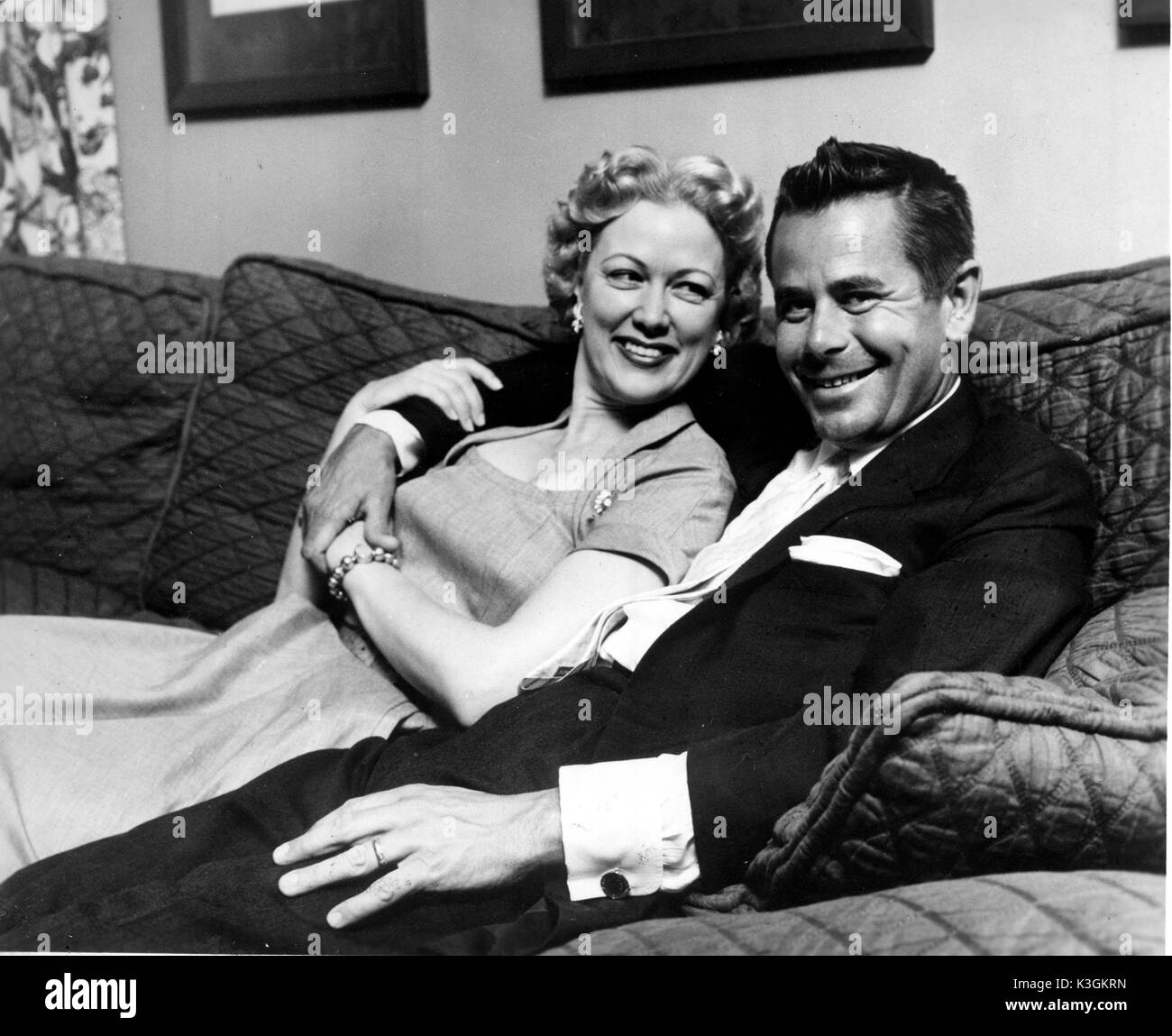 GLENN FORD American actor with his first wife ELEANOR POWELL Stock ...