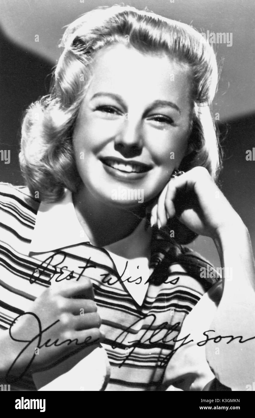JUNE ALLYSON American Actress Stock Photo - Alamy