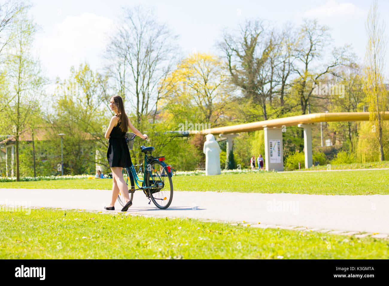 Riding a bic hi-res stock photography and images - Alamy