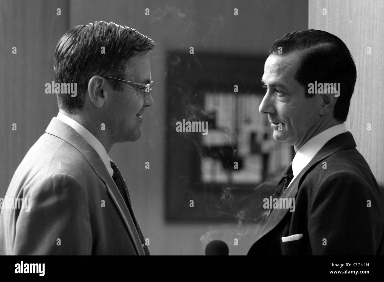 George Clooney , David Strathairn. (Edward R. Murrow) GOOD NIGHT, AND ...