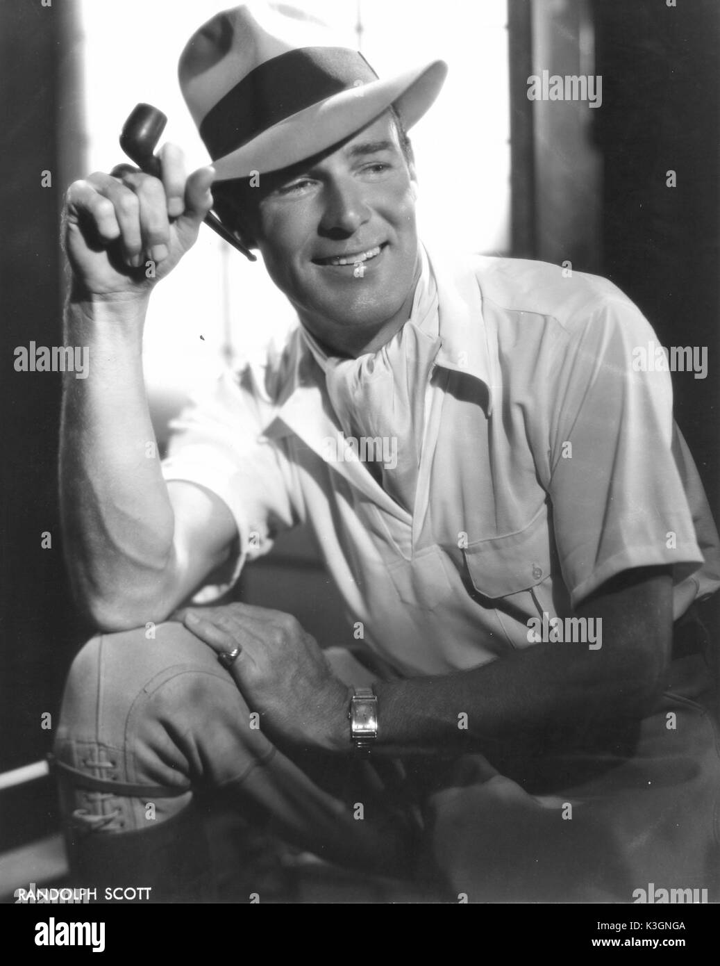 RANDOLPH SCOTT American Actor Stock Photo - Alamy