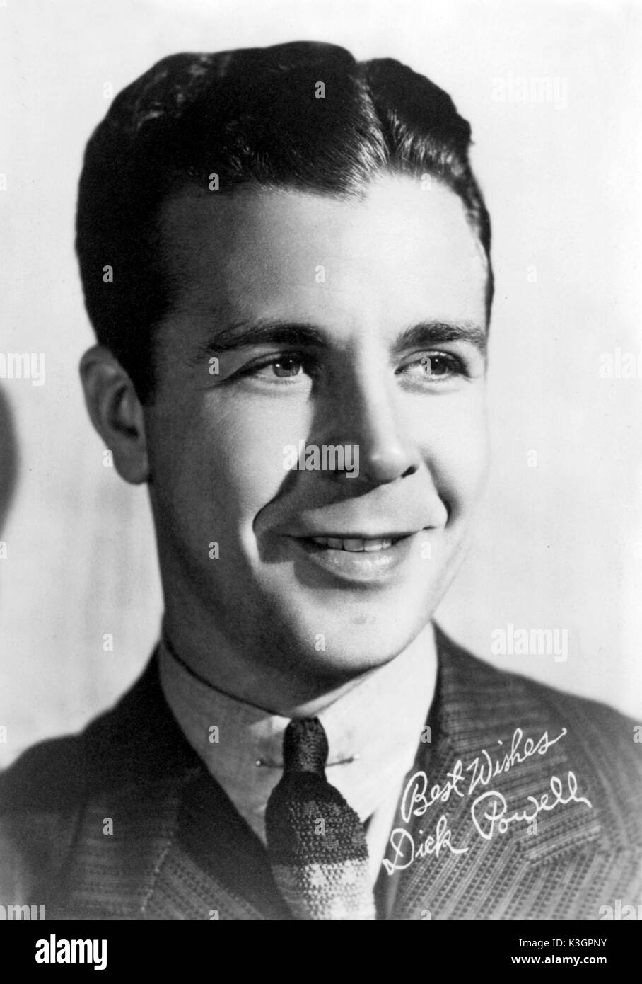 DICK POWELL Actor DICK POWELL American Actor Stock Photo - Alamy
