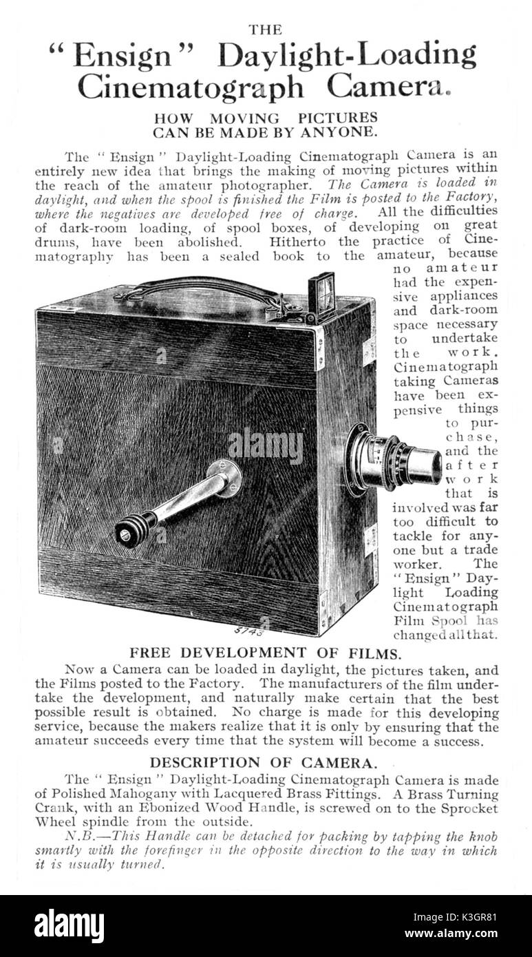 Ensign camera hi-res stock photography and images - Alamy