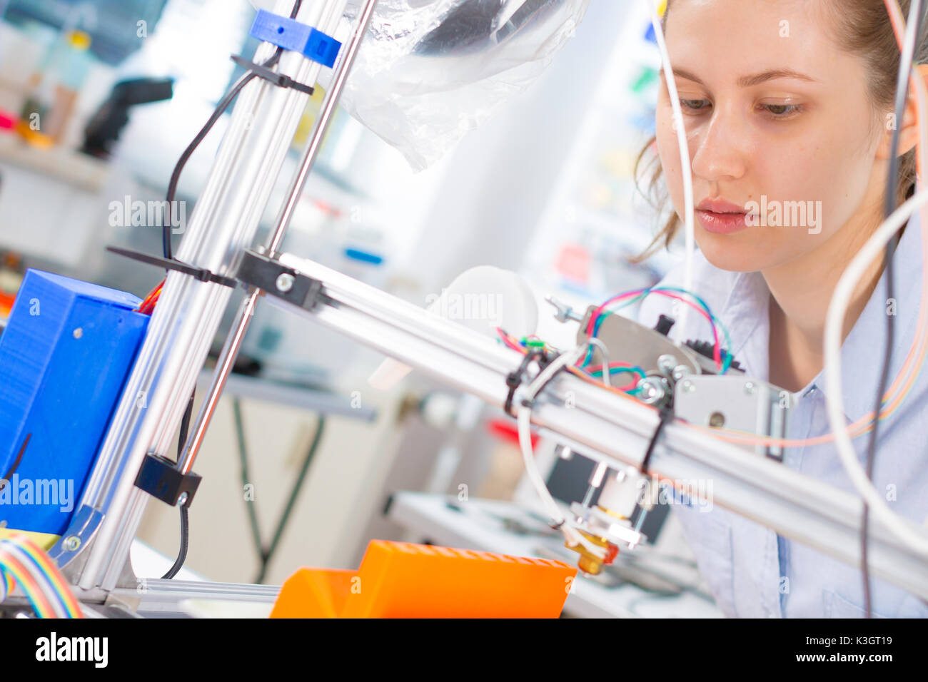 Female college assistant hi-res stock photography and images - Alamy