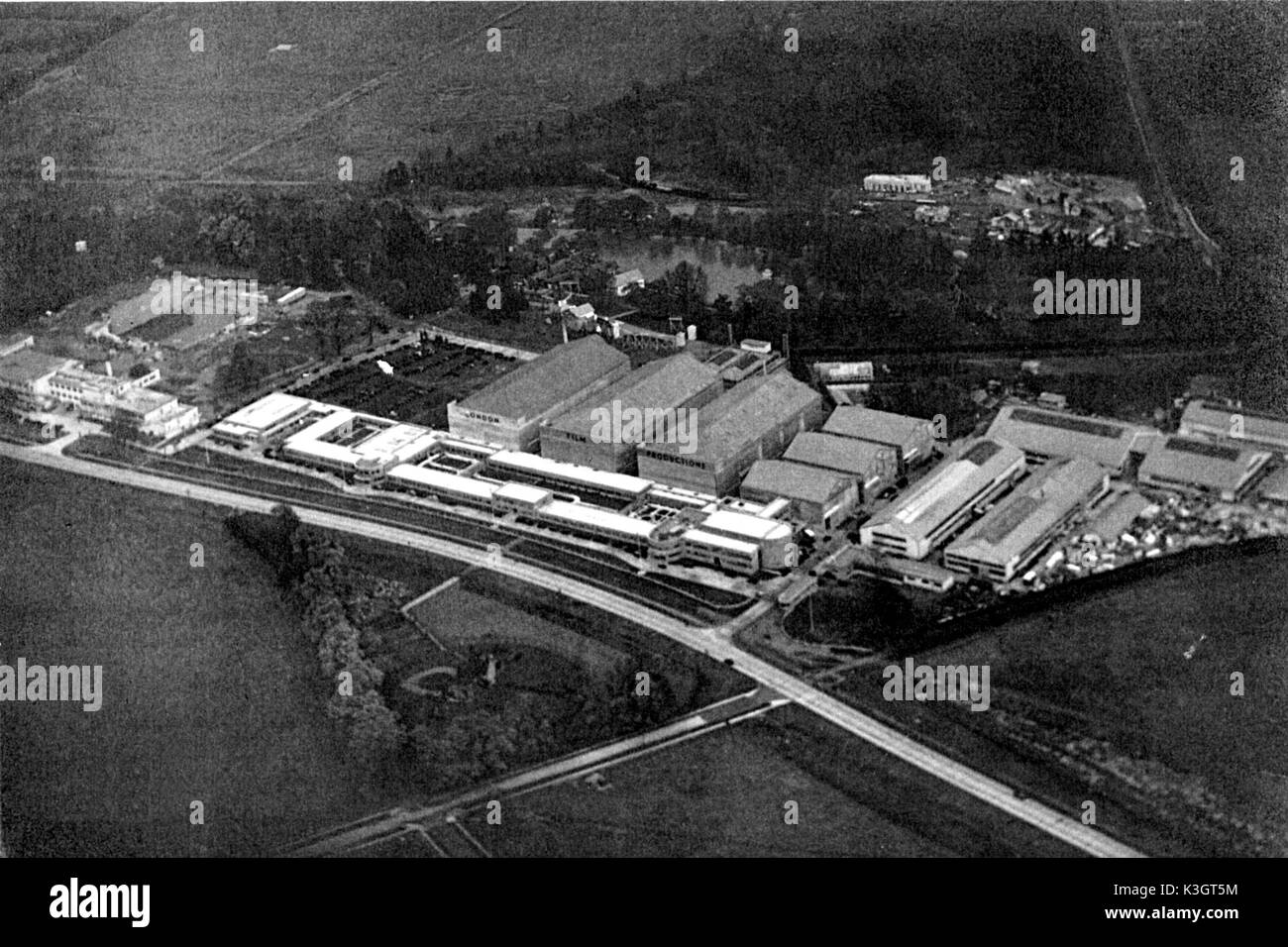 The DENHAM STUDIOS of London Film Productions, which include DENHAM ...