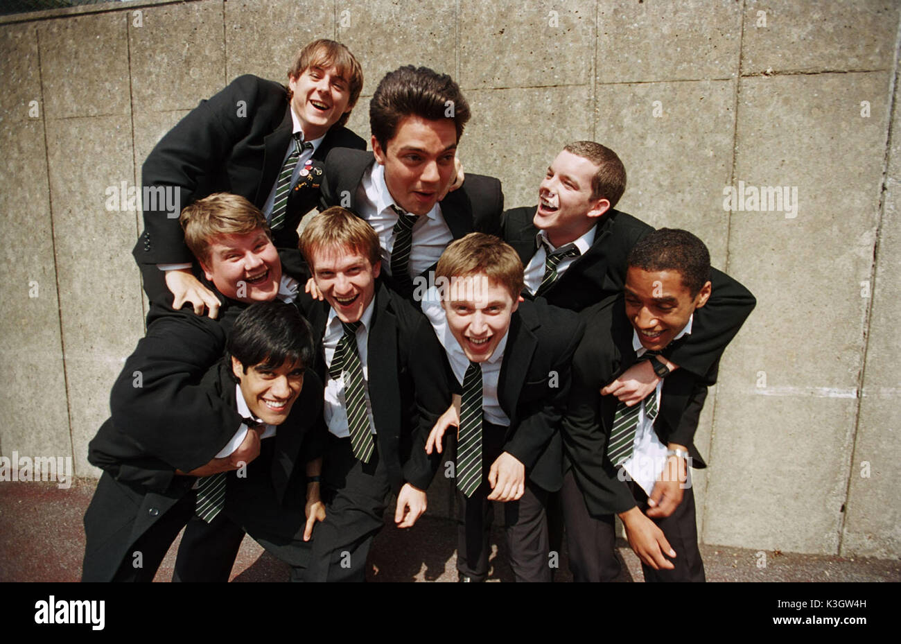 THE HISTORY BOYS Top L to R: Andrew Knott as LOCKWOOD, Dominic Cooper as DAKIN, Russell Tovey as ...