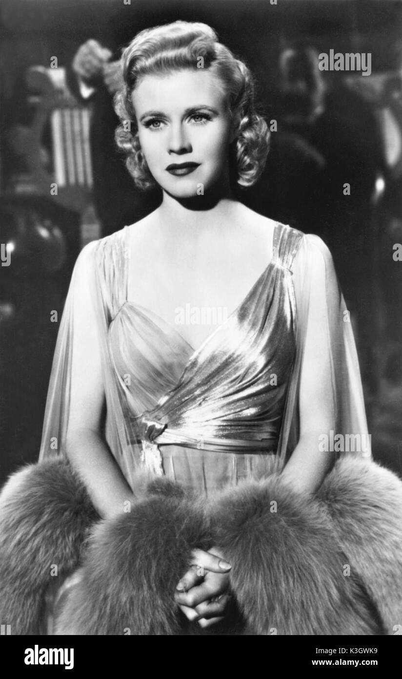 GINGER ROGERS Actress, Dancer, Singer Stock Photo - Alamy