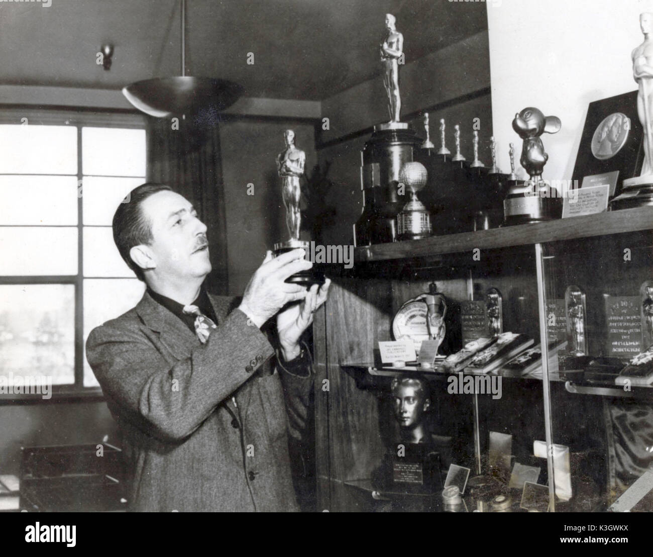 WALT DISNEY with various film awards including Oscars Stock Photo - Alamy