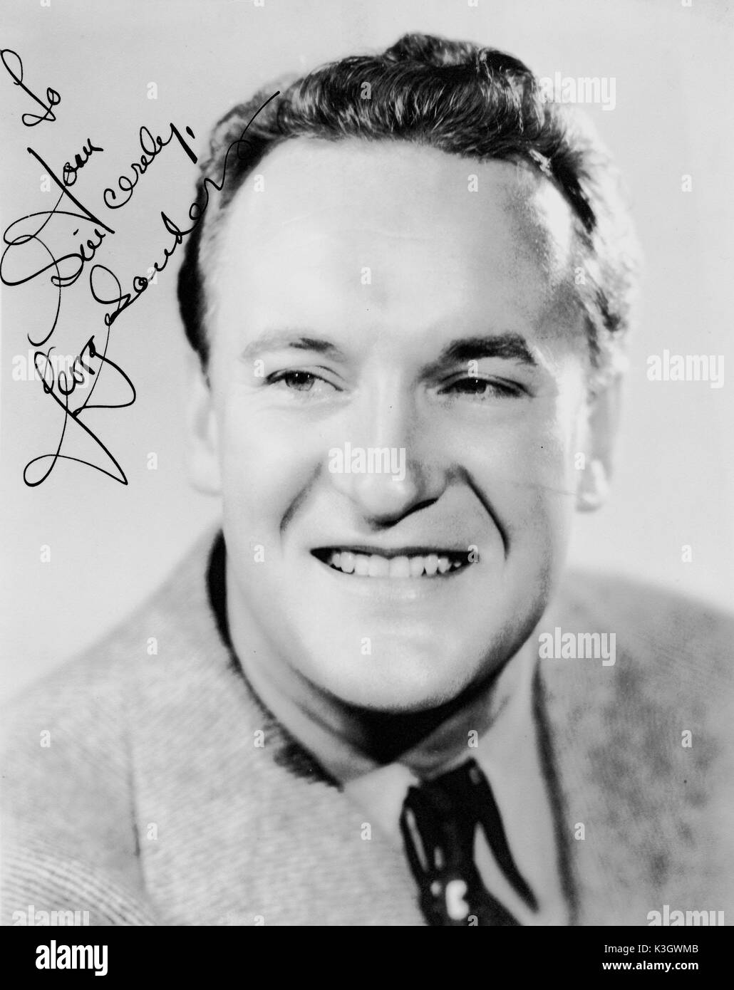 GEORGE SANDERS Actor Stock Photo - Alamy