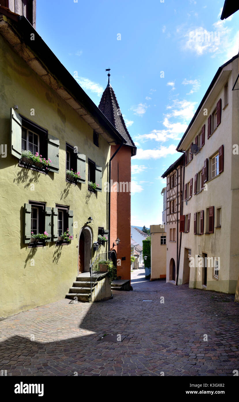 Engen, Old Town Stock Photo - Alamy