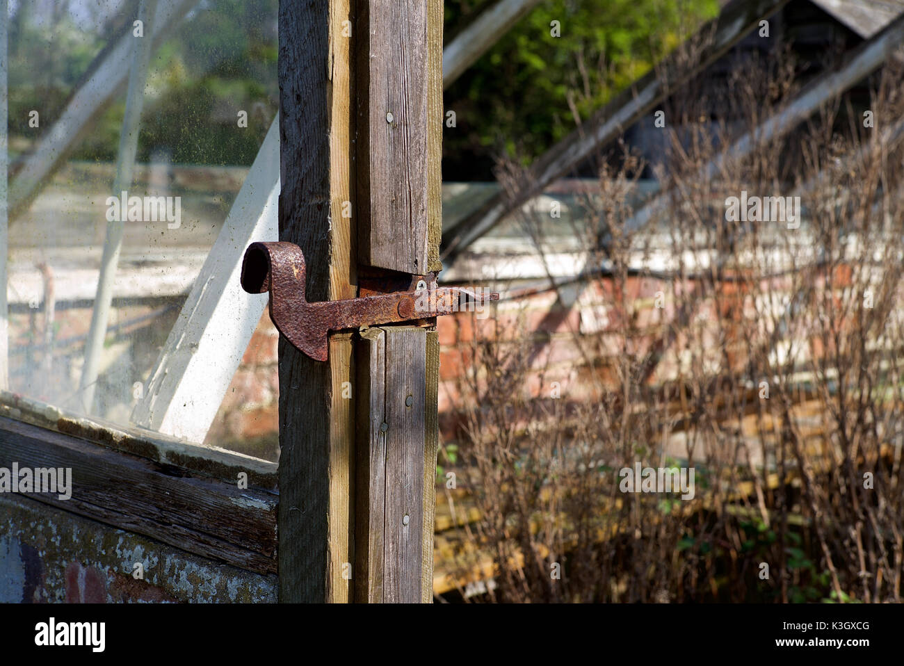 Rundown Kidby Nurseries, Little Clacton, Essex, in a state of decline ...