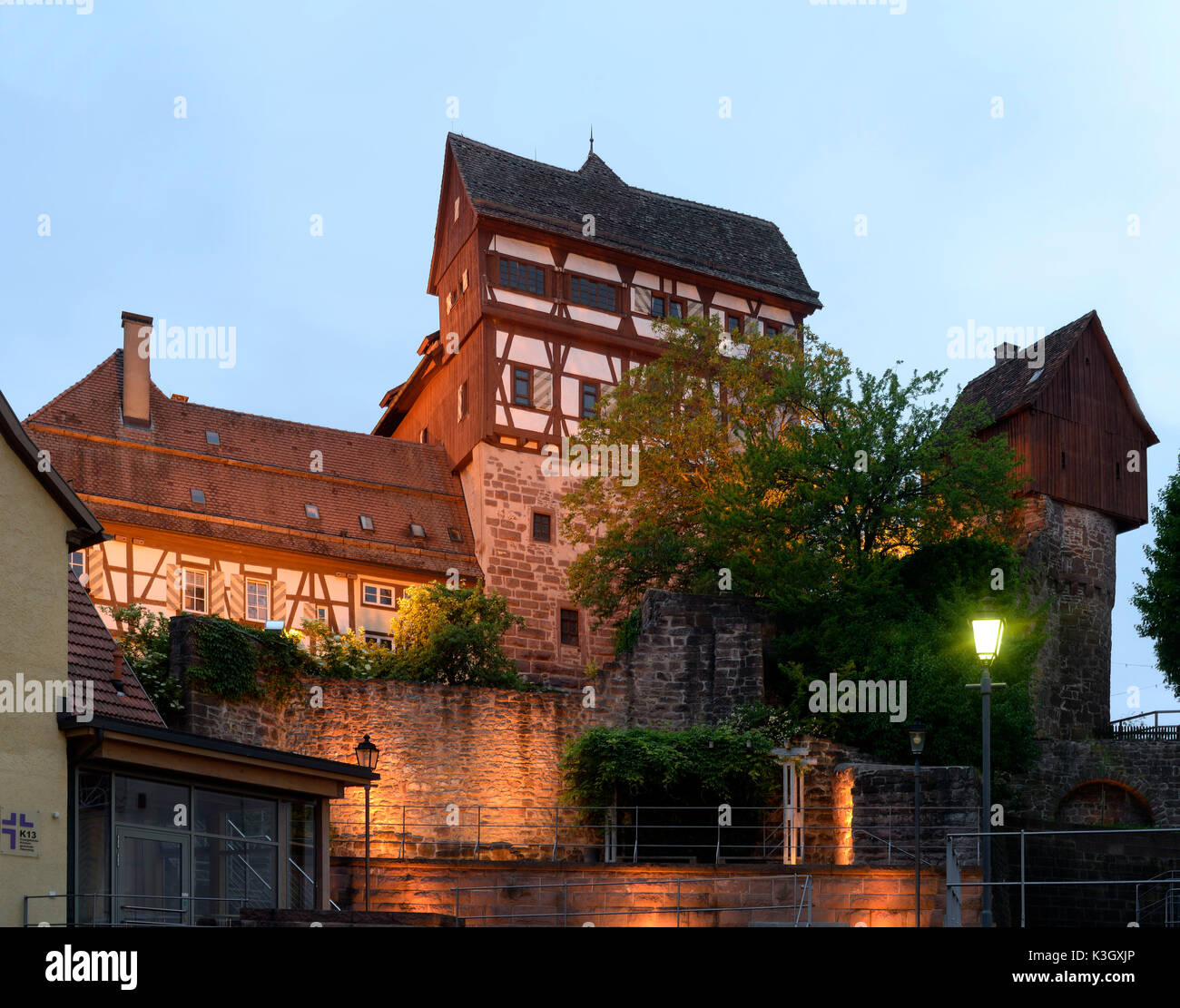 Altensteig, old castle Stock Photo - Alamy