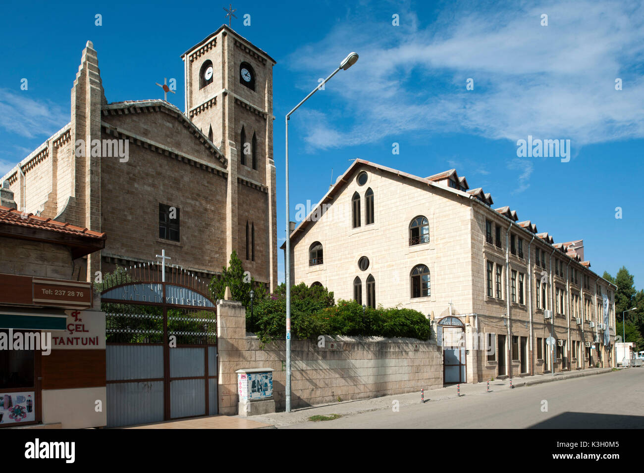 Turkey, Mersin, Latin Italian Catholic Kilisesi Stock Photo - Alamy