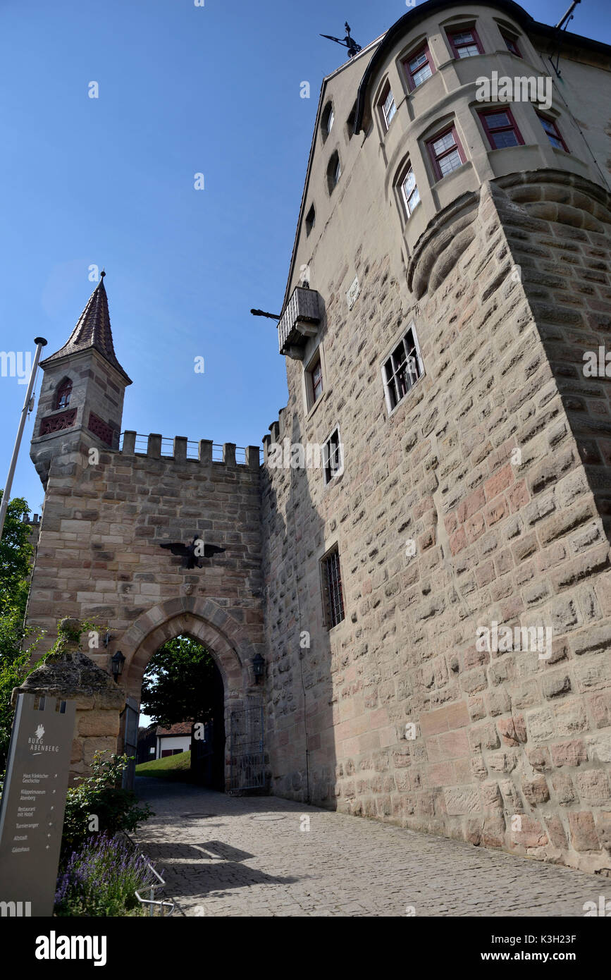 Abenberg, castle Abenberg Stock Photo - Alamy