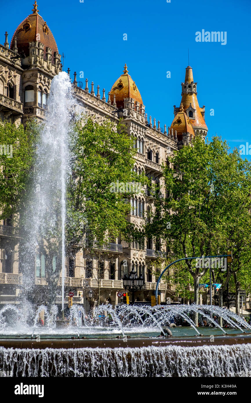 Cases Rocamora, Passeig de Gracia, Plaça de Catalunya, Barcelona ...