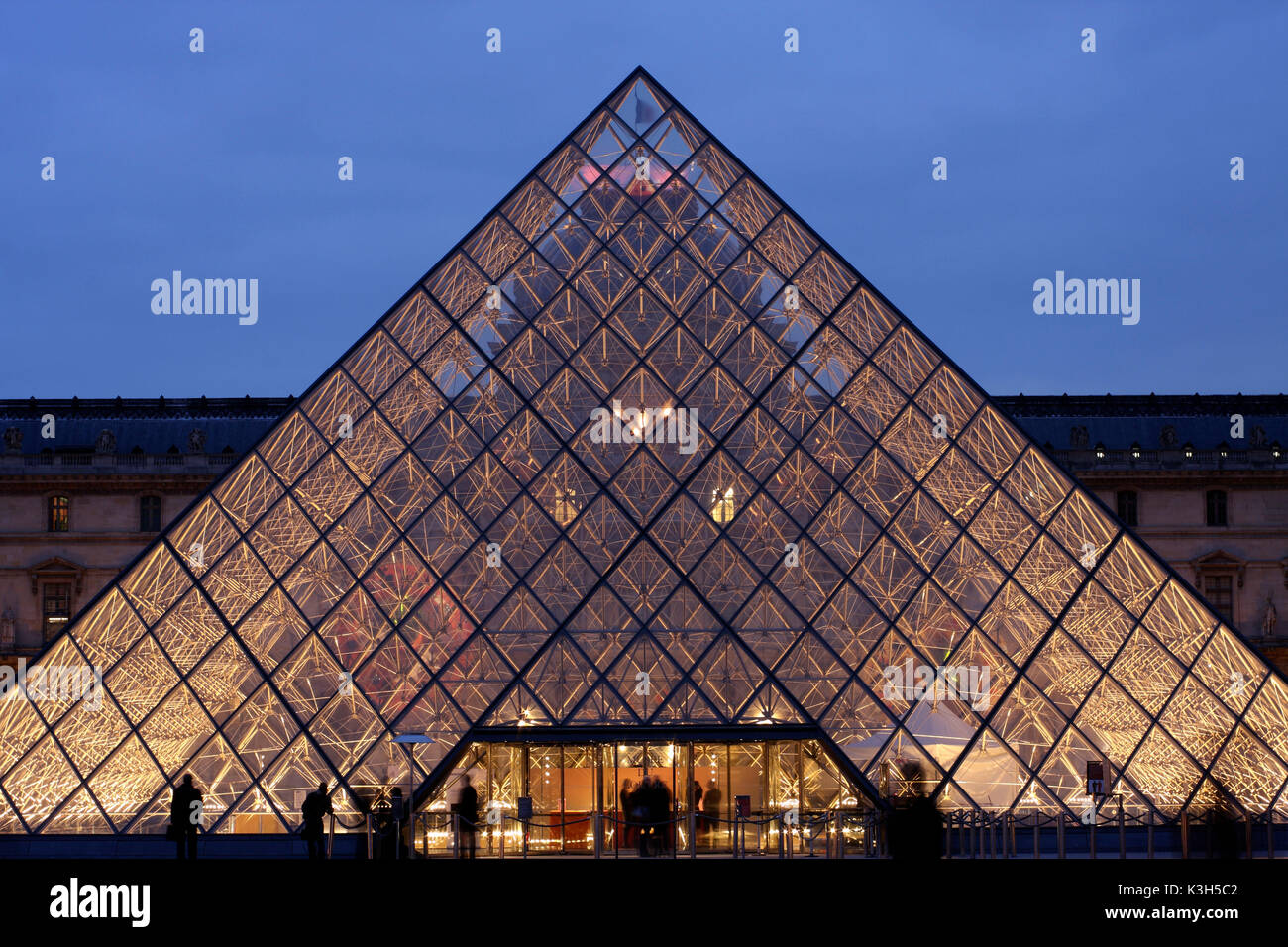 Pyramid, Louvre, Paris, France Stock Photo - Alamy
