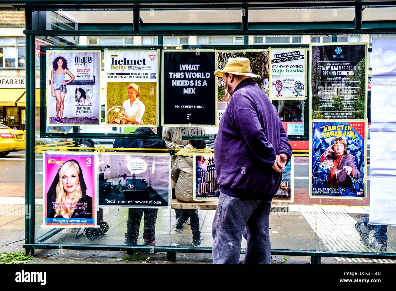 Bus stop stockholm sweden hi-res stock photography and images - Alamy
