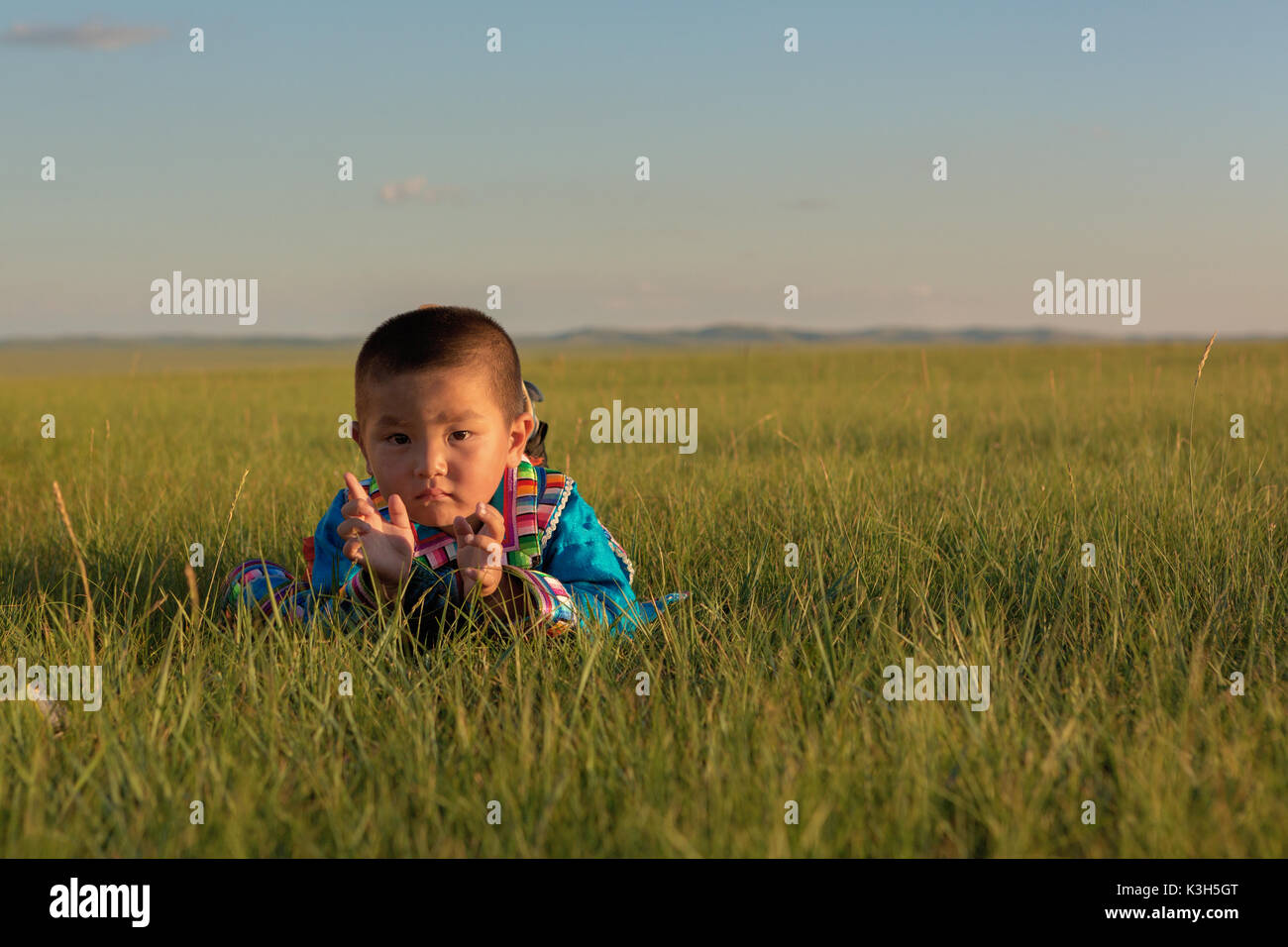 Mongolian boy hi-res stock photography and images - Alamy