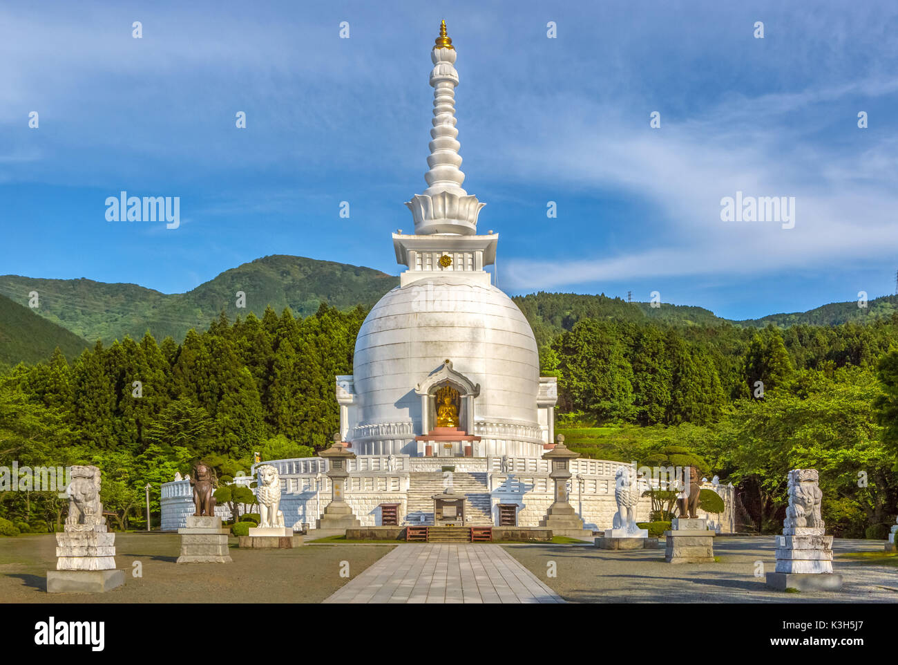 Japan, Gotemba City, Stupa Stock Photo - Alamy