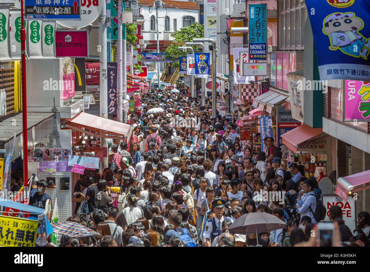 Japan, Tokyo City, Shibuya District, Takeshita Street Stock Photo - Alamy