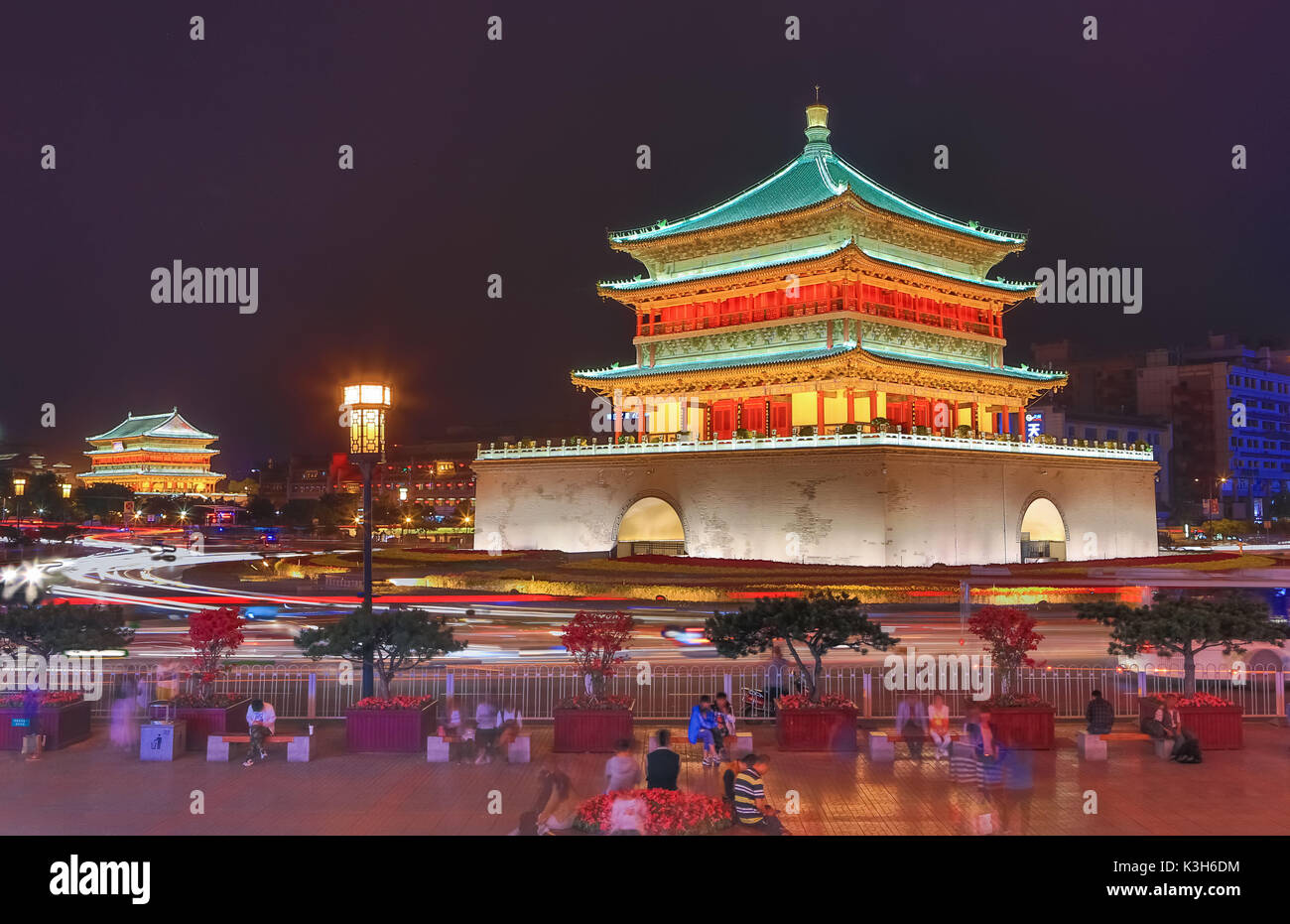 Bell and drum towers square hi-res stock photography and images - Alamy