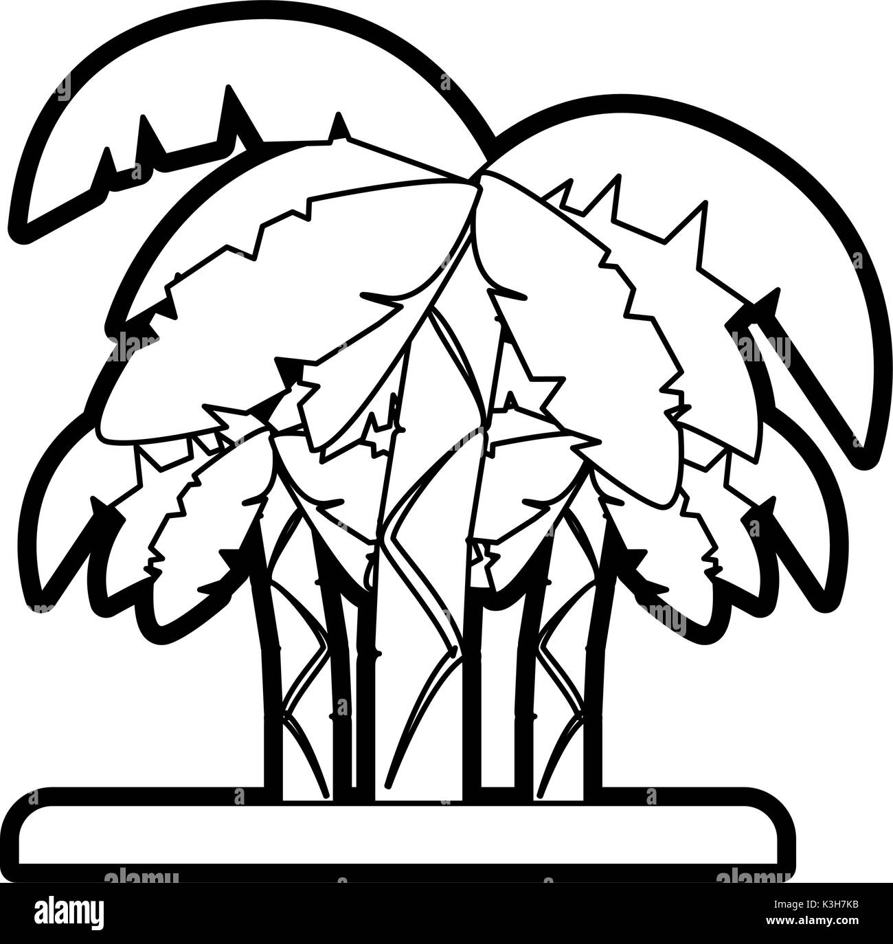 Isolated Palm tree design Stock Vector Image & Art - Alamy