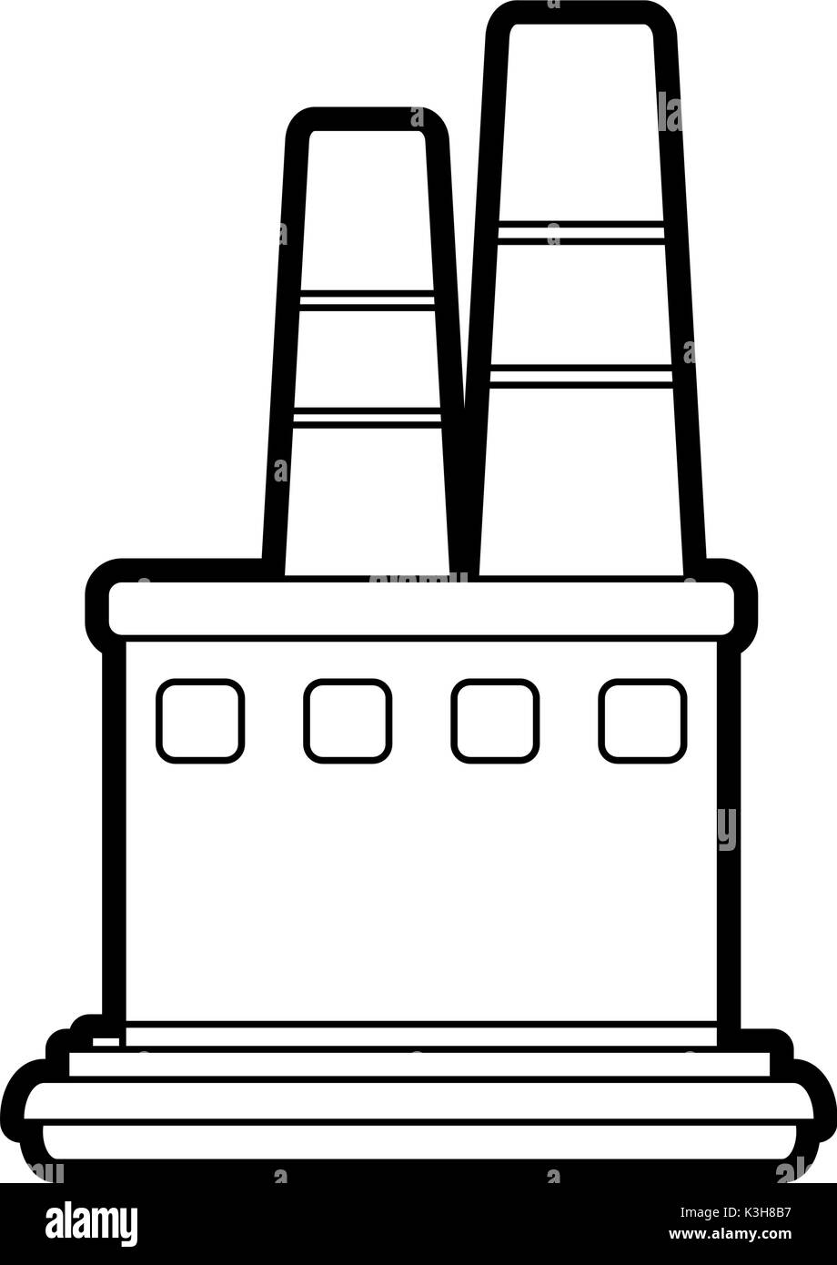 Isolated factory design Stock Vector Image & Art - Alamy