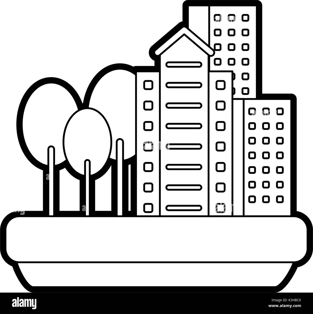 Isolated city design Stock Vector Image & Art - Alamy