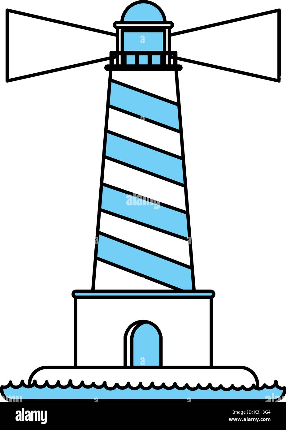 Isolated lighthouse design Stock Vector Image & Art - Alamy