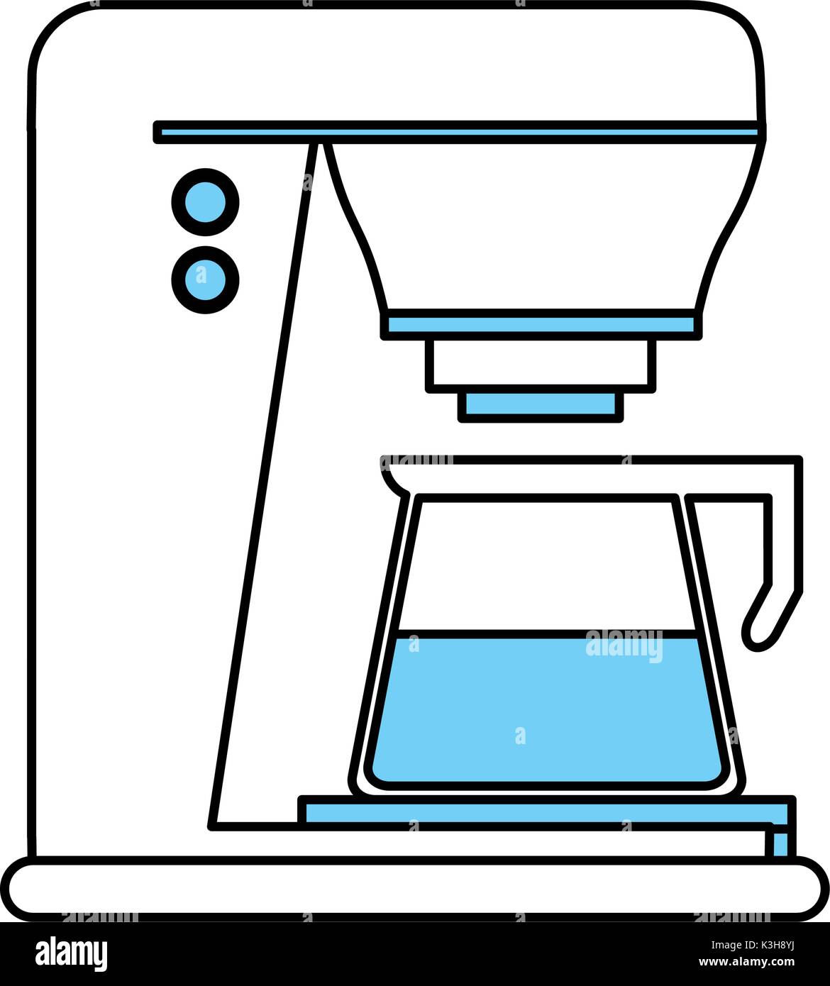 Isolated coffee machine design Stock Vector Image & Art - Alamy