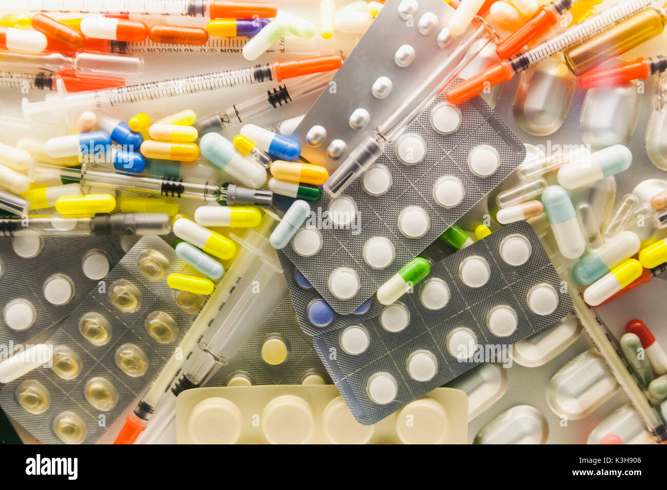 Germany, Bavaria, Munich, Deutsches Museum, Exhibit of Pills and ...