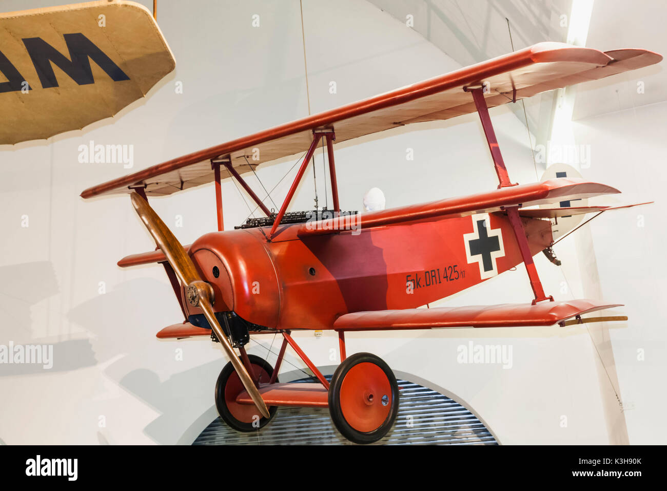 Germany, Bavaria, Munich, Deutsches Museum, Exhibit of WW1 Fokker ...