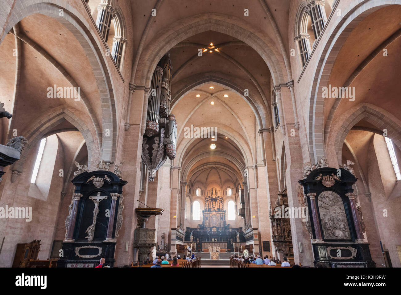 Trier germany interior trier cathedral hi-res stock photography and ...