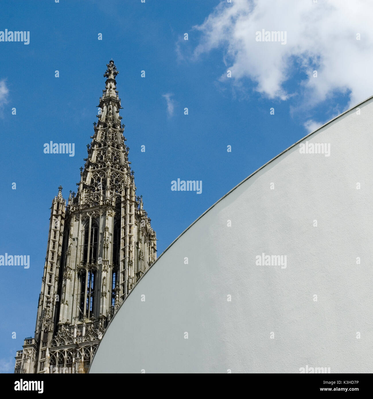 Ulm minster spire hi-res stock photography and images - Alamy