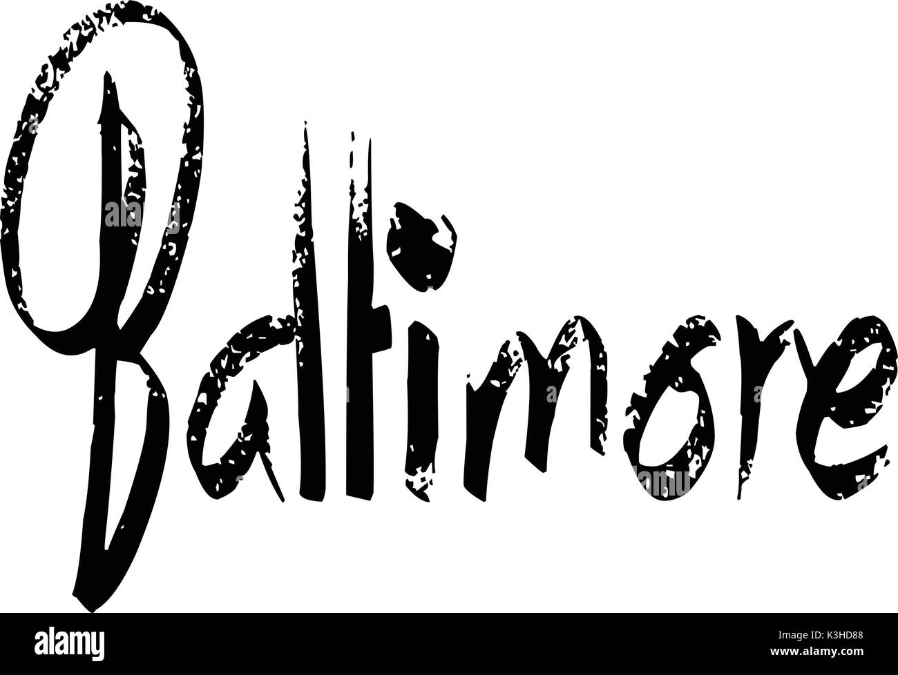 Baltimore text sign illustration on white background Stock Vector Image ...
